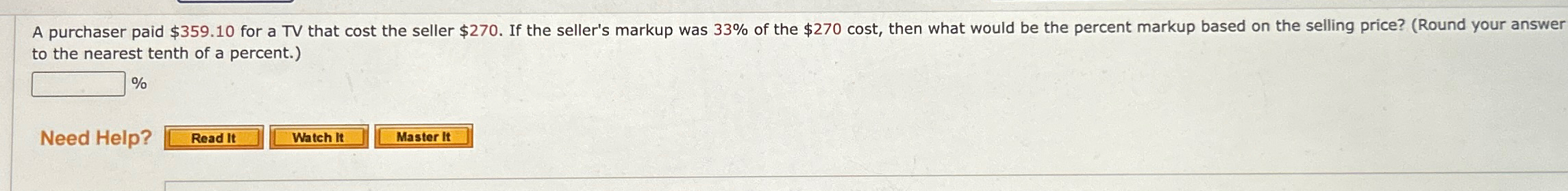 Solved to the nearest tenth of a percent.)% | Chegg.com