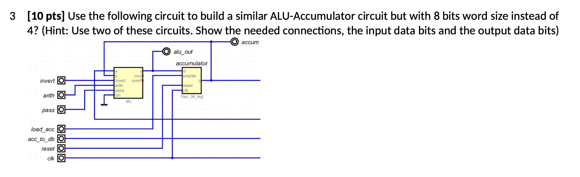 Solved Use the following circuit to build a similar | Chegg.com