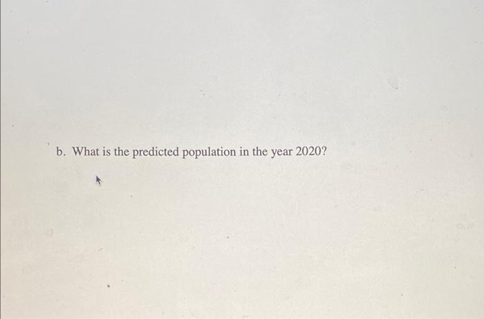 Solved 3. A city's population has been growing exponentially | Chegg.com