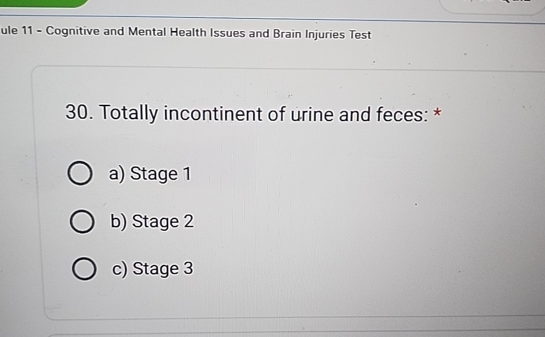 Solved ule 11 - ﻿Cognitive and Mental Health Issues and | Chegg.com