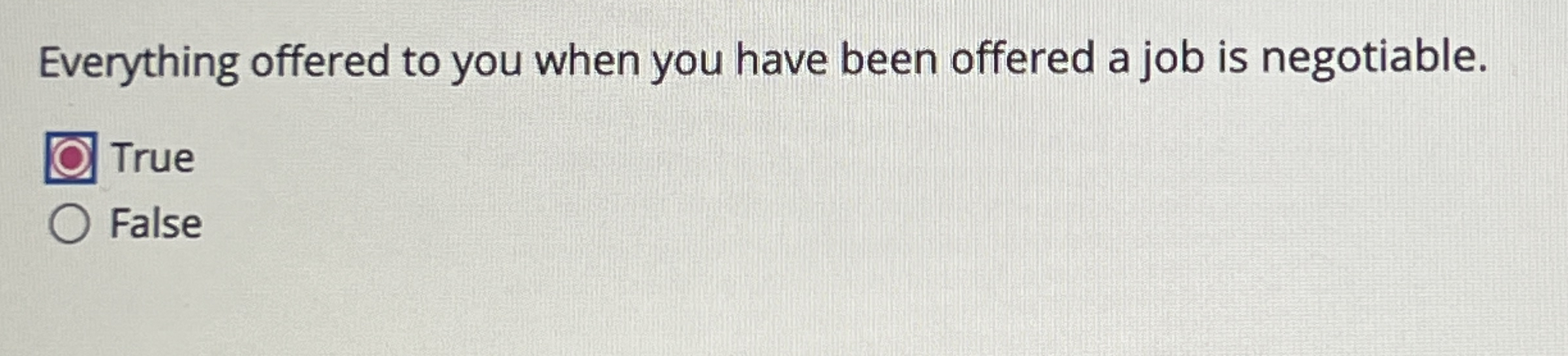 Solved Everything offered to you when you have been offered | Chegg.com