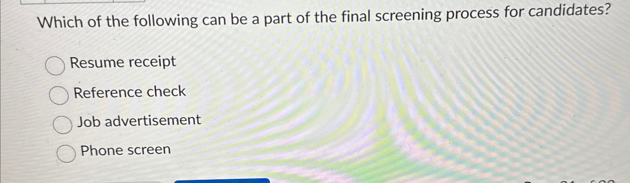 Solved Which of the following can be a part of the final | Chegg.com