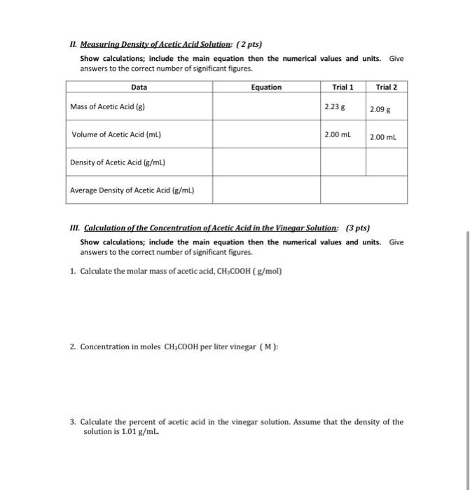 Solved Name : Section: Date: Grade: Experiment 10: | Chegg.com
