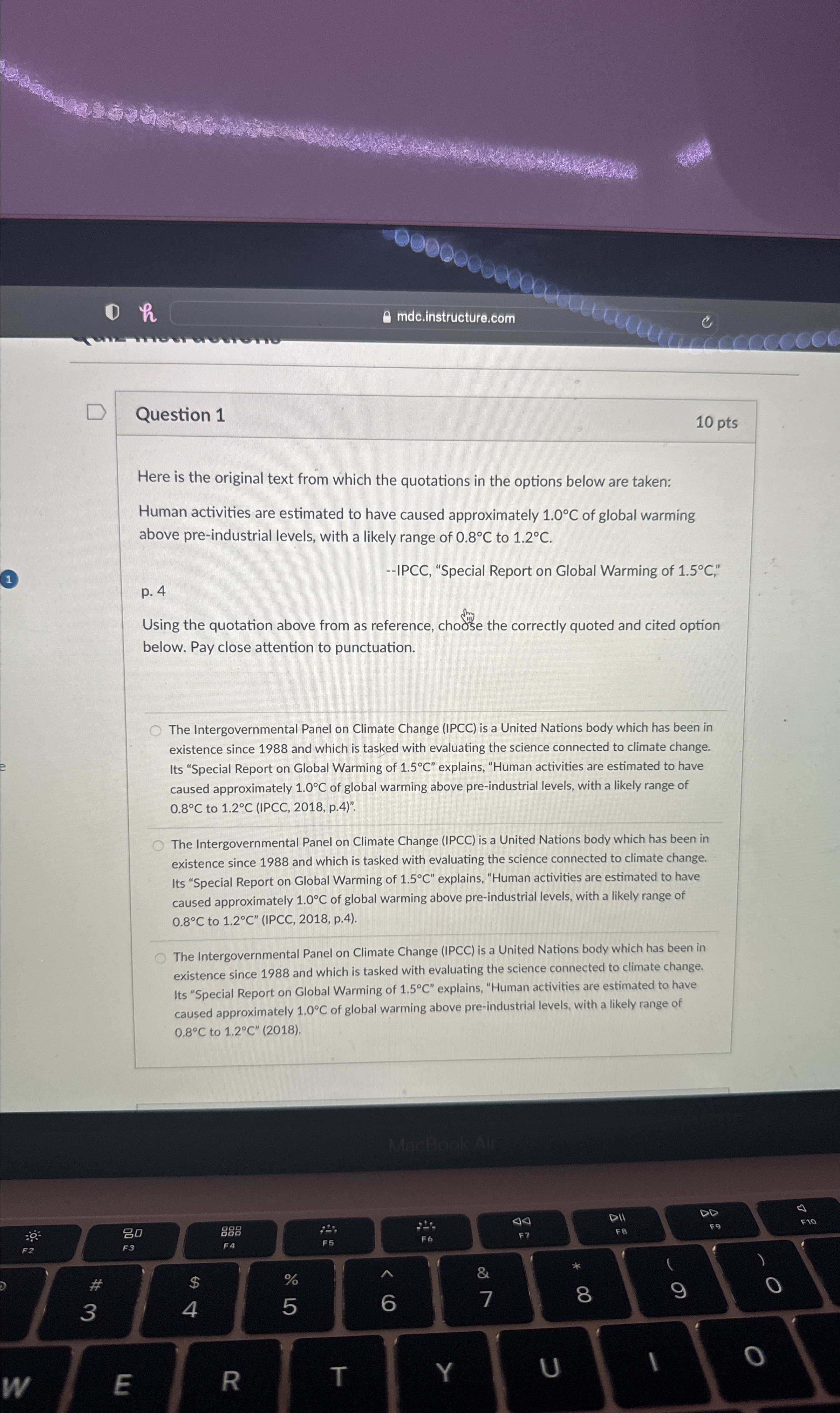 Solved mdc.instructure.comQuestion 110 ﻿ptsHere is the | Chegg.com