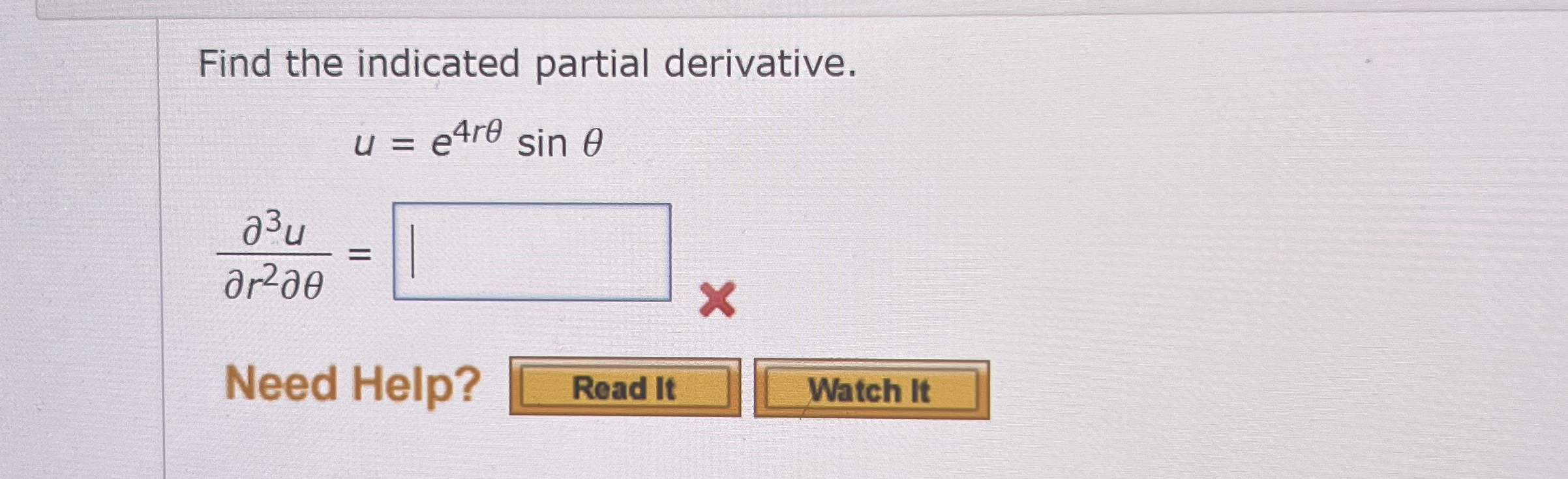 Solved Find the indicated partial | Chegg.com