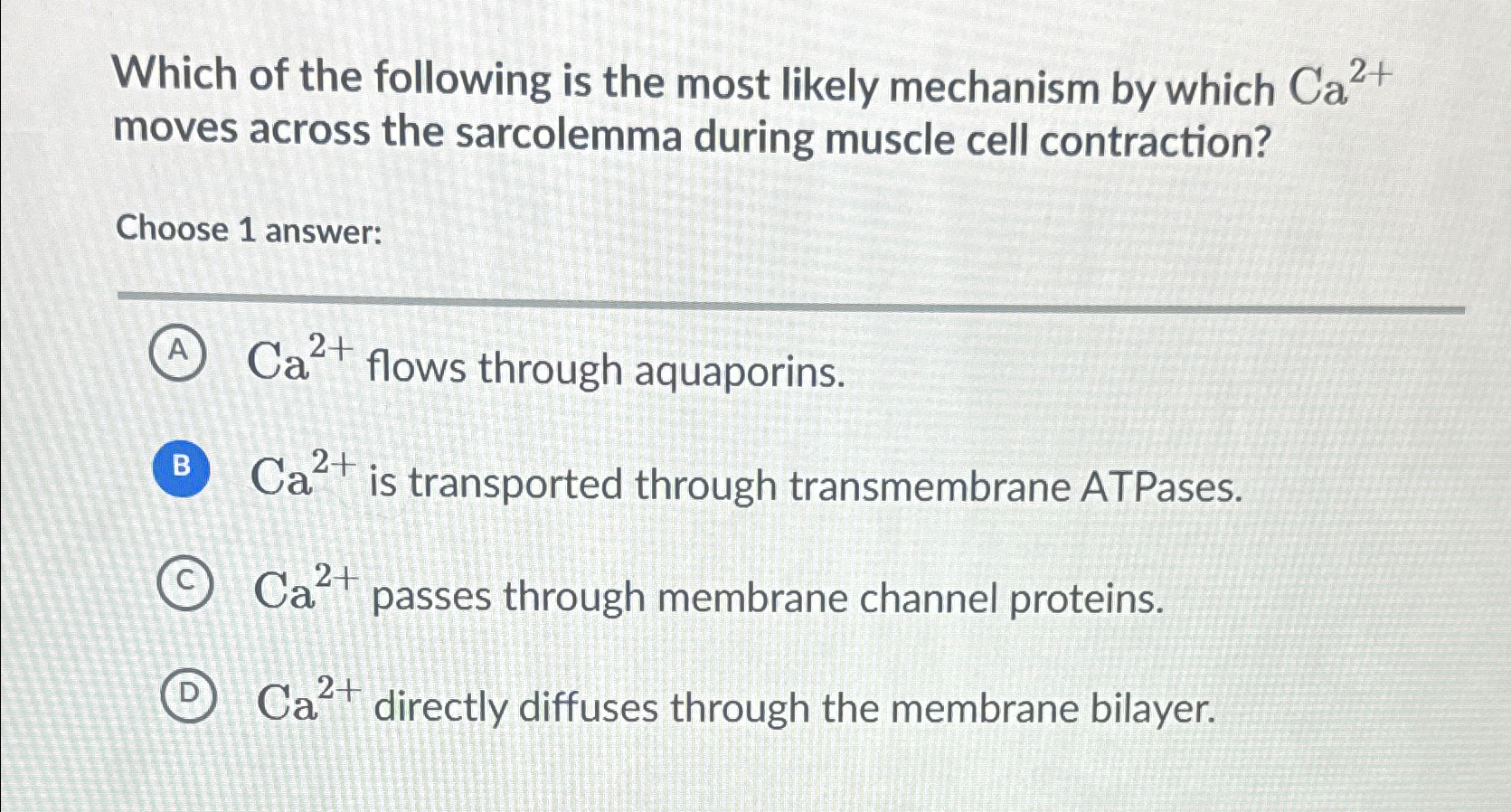 Solved Which of the following is the most likely mechanism | Chegg.com