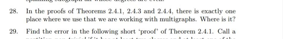 Solved 28. In the proofs of Theorems 2.4.1, 2.4 .3 and 2.4 | Chegg.com