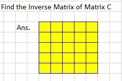Solved Find the Inverse Matrix of Matrix C Ans. Find the | Chegg.com