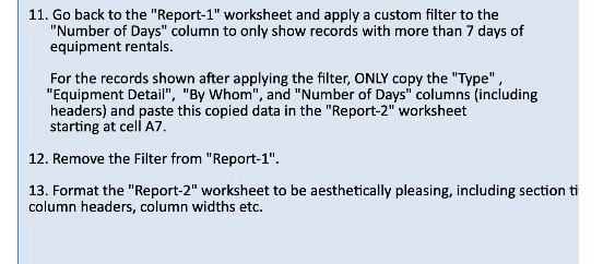 Tasks: 1. Copy the entire data from the "Raw-Data" | Chegg.com