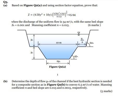 Solved Based on Figure Q2 (a) and using section factor | Chegg.com