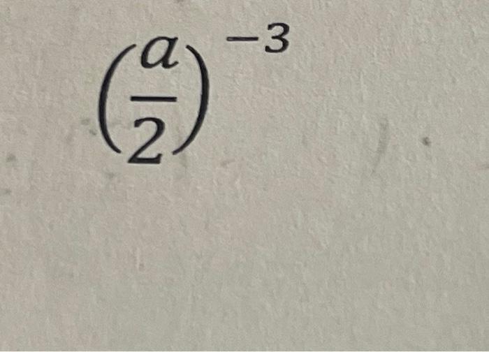 Solved (2a)−3 | Chegg.com