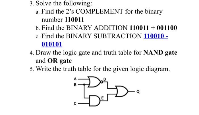 Solved to 1. Convert the BINARY NUMBER BD216 DECIMAL, BINARY | Chegg.com