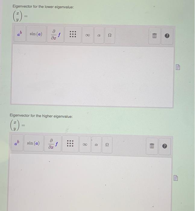 Solved Find the eigenvalues and eigenvector of the following | Chegg.com