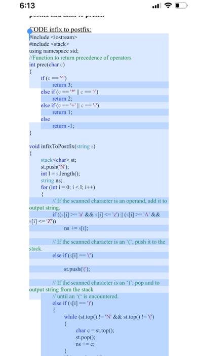 Solved use the lab manual to rerun the code (prefix or | Chegg.com