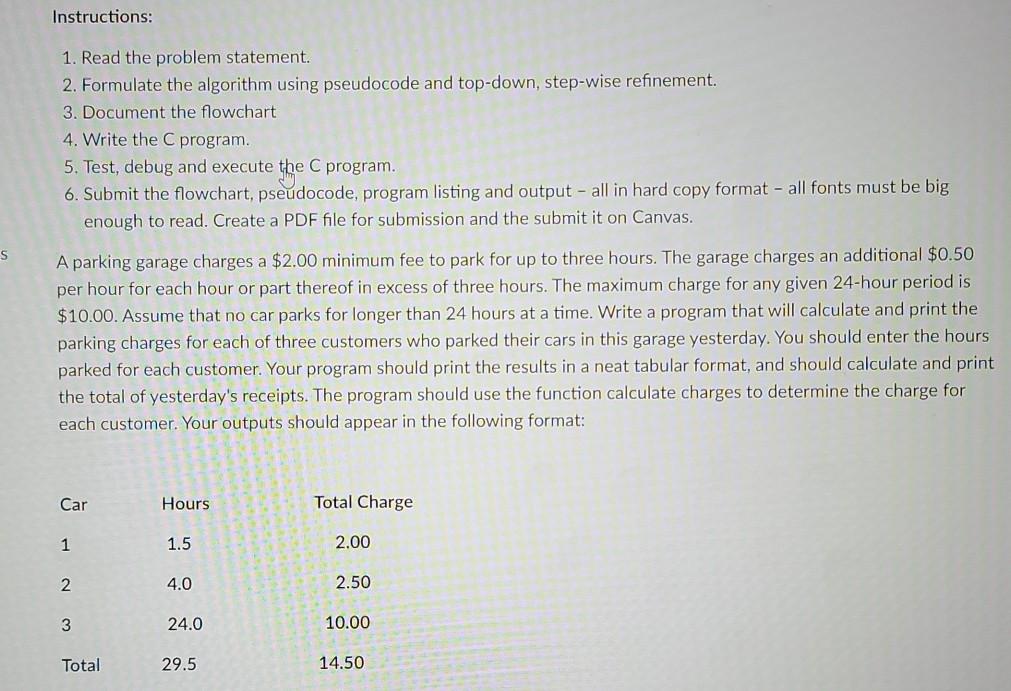 Solved Instructions: 1. Read the problem statement. 2. | Chegg.com