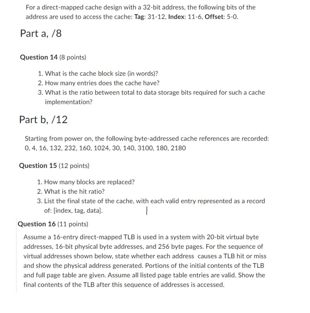 Solved Question 10 (4 ﻿points)If there is no forwarding or | Chegg.com