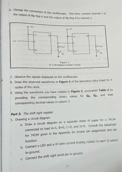Procedure: Part 1. The Decade Counter 1. Using the | Chegg.com