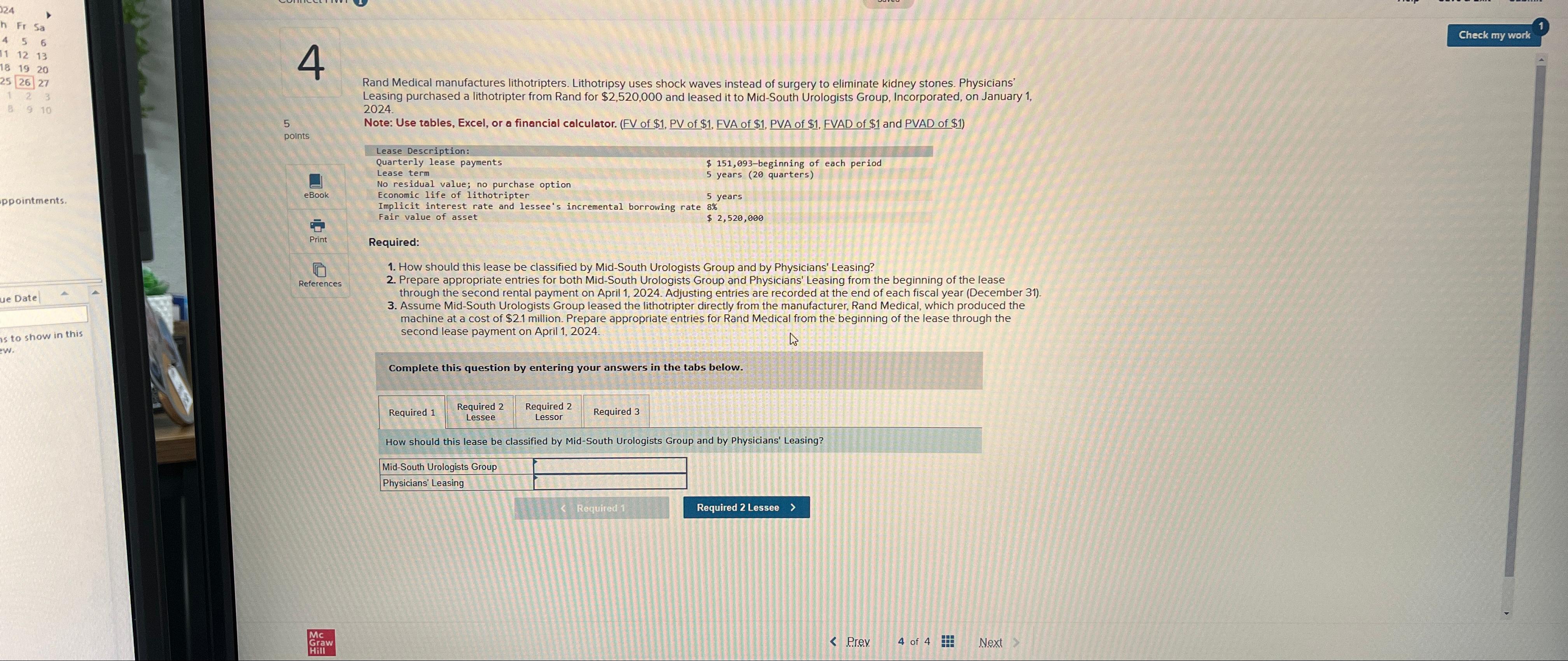 Solved Rand Medical manufactures lithotripters. Lithotripsy | Chegg.com