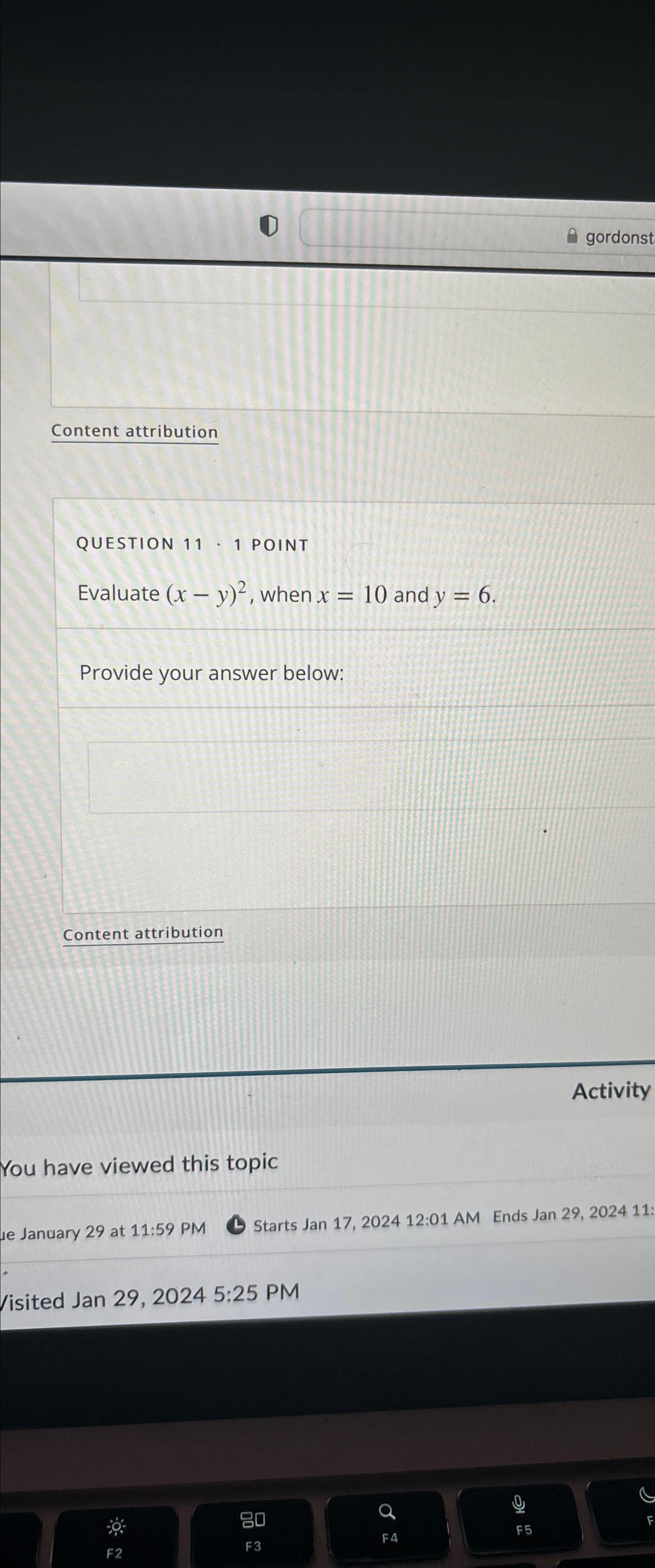 Solved gordonstContent attributionQUESTION 11 - 1 | Chegg.com Solved gordonstContent attributionQUESTION 11 - 1 | Chegg.com