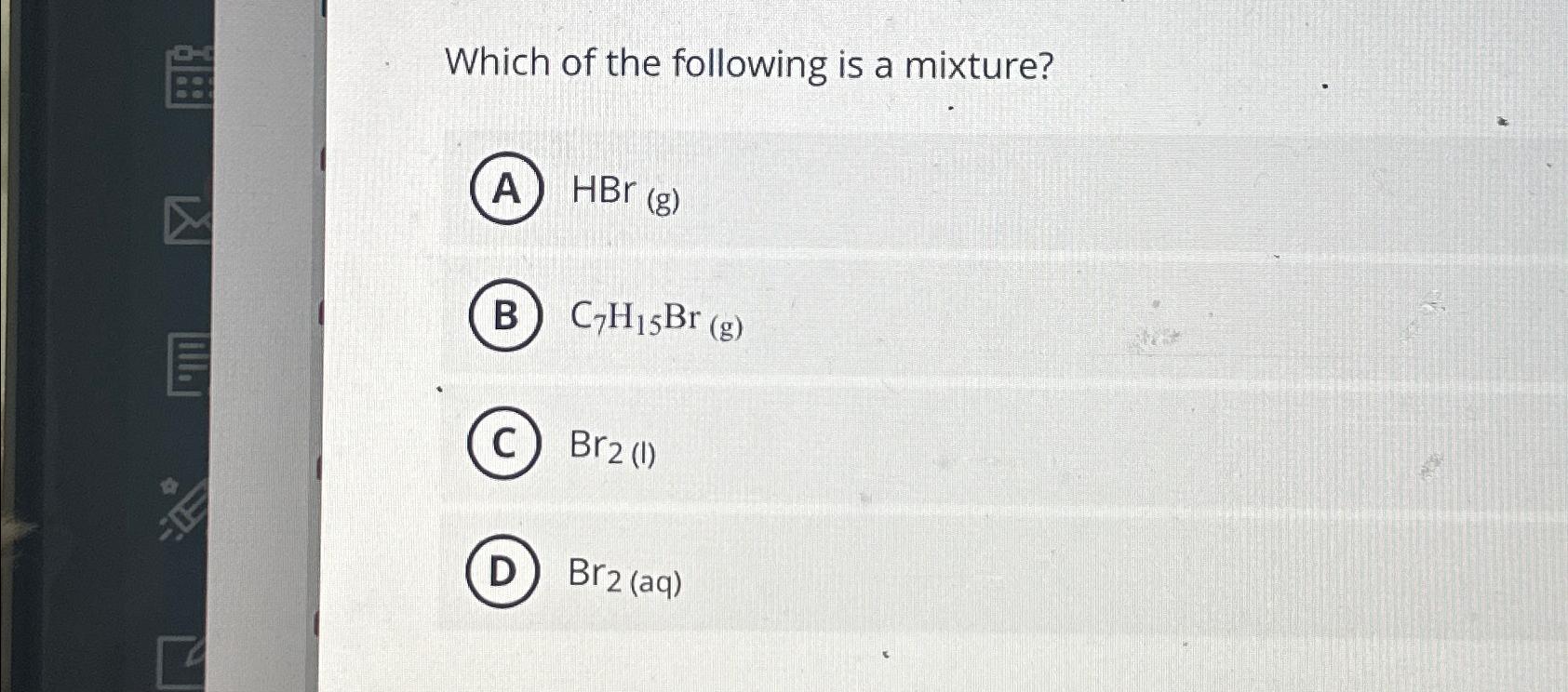 Solved Which of the following is a | Chegg.com