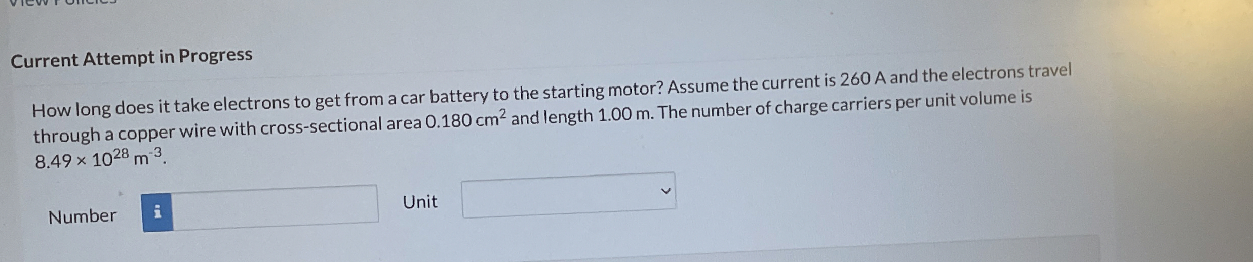 Solved Current Attempt in ProgressHow long does it take | Chegg.com