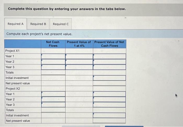 Solved Exercise 11-10 (Static) Net present value, unequal | Chegg.com