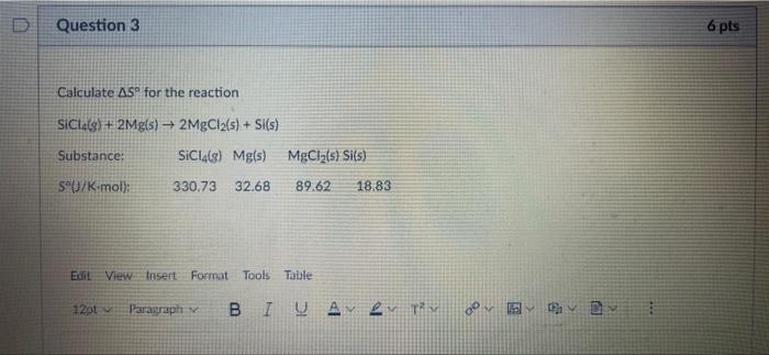 Solved Calculate S∘ for the reaction | Chegg.com