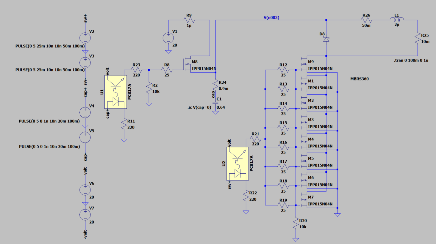 I have built this circuit in LTSpice and am having | Chegg.com