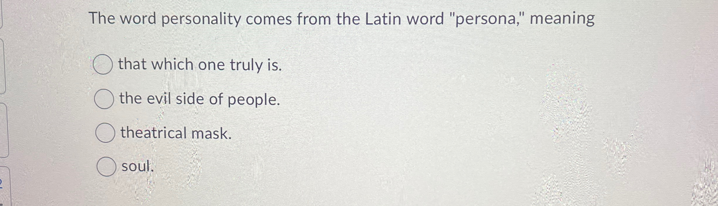 Latin Word Persona _ Personnage Latin – MGNAR