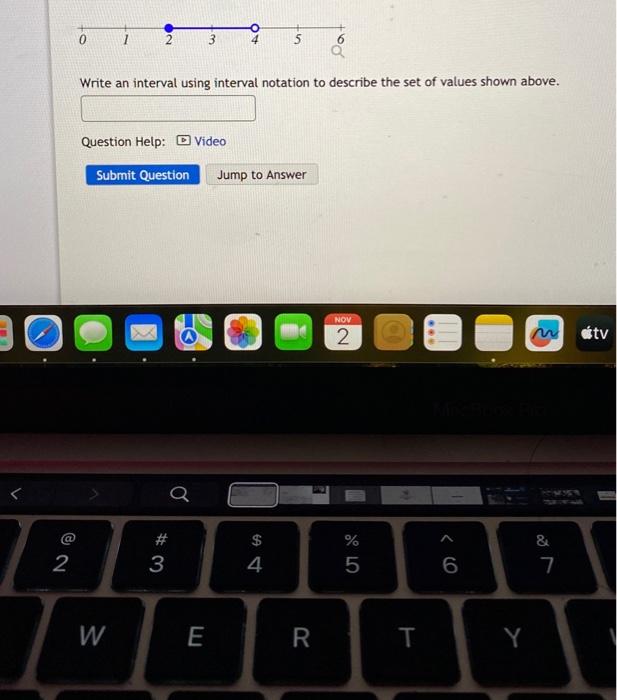 Solved Write an interval using interval notation to describe | Chegg.com