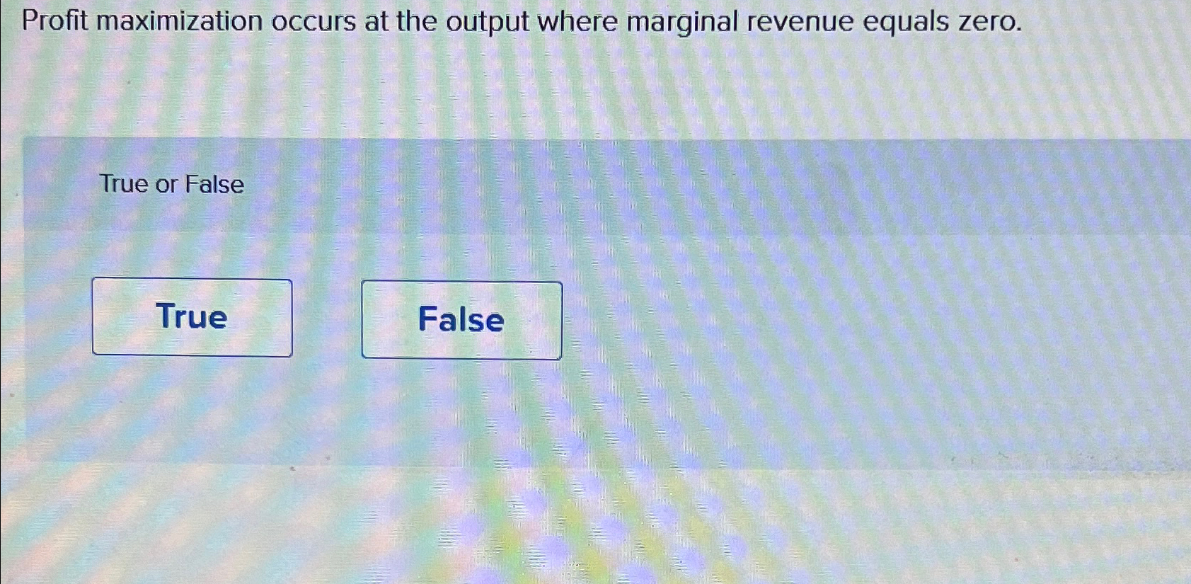 Solved Profit maximization occurs at the output where | Chegg.com
