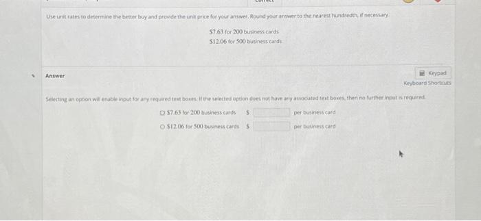Solved Use unit rates to determine the better buy and | Chegg.com