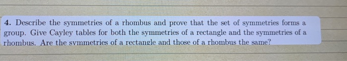 Solved 3. Write out Cayley tables for groups formed by the | Chegg.com