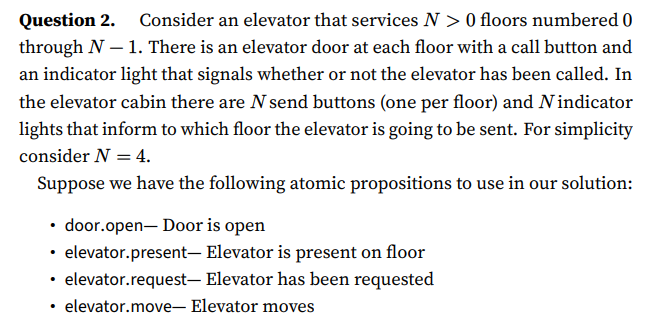 Solved Question 2. Consider an elevator that services N>0 | Chegg.com