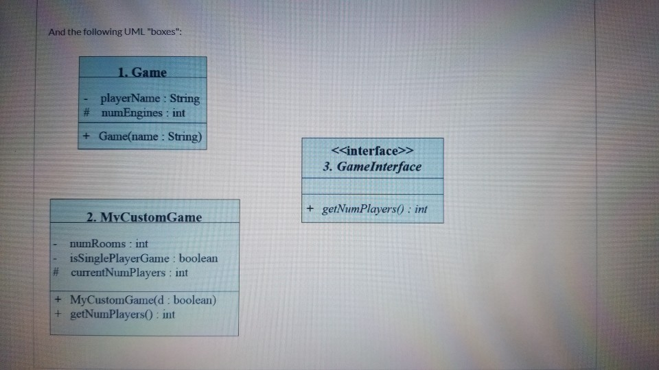 Solved You are given the following 2 incomplete classes and | Chegg.com