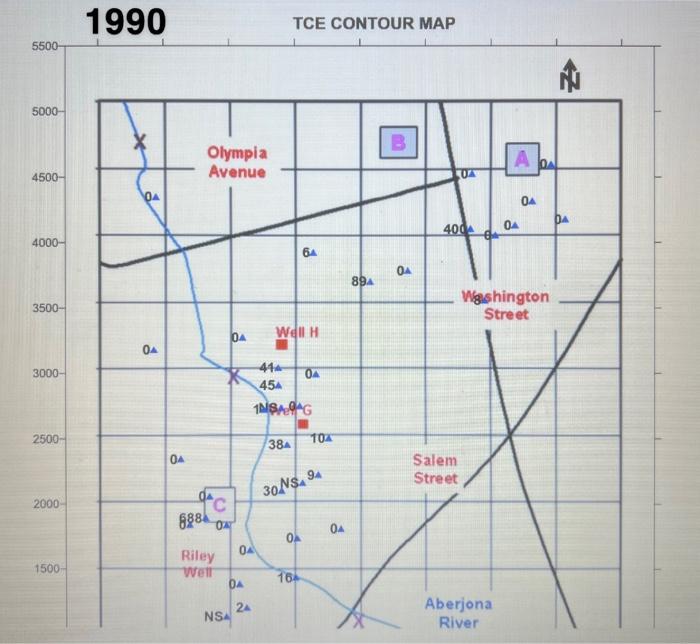 draw countor lines on each map using countours of | Chegg.com