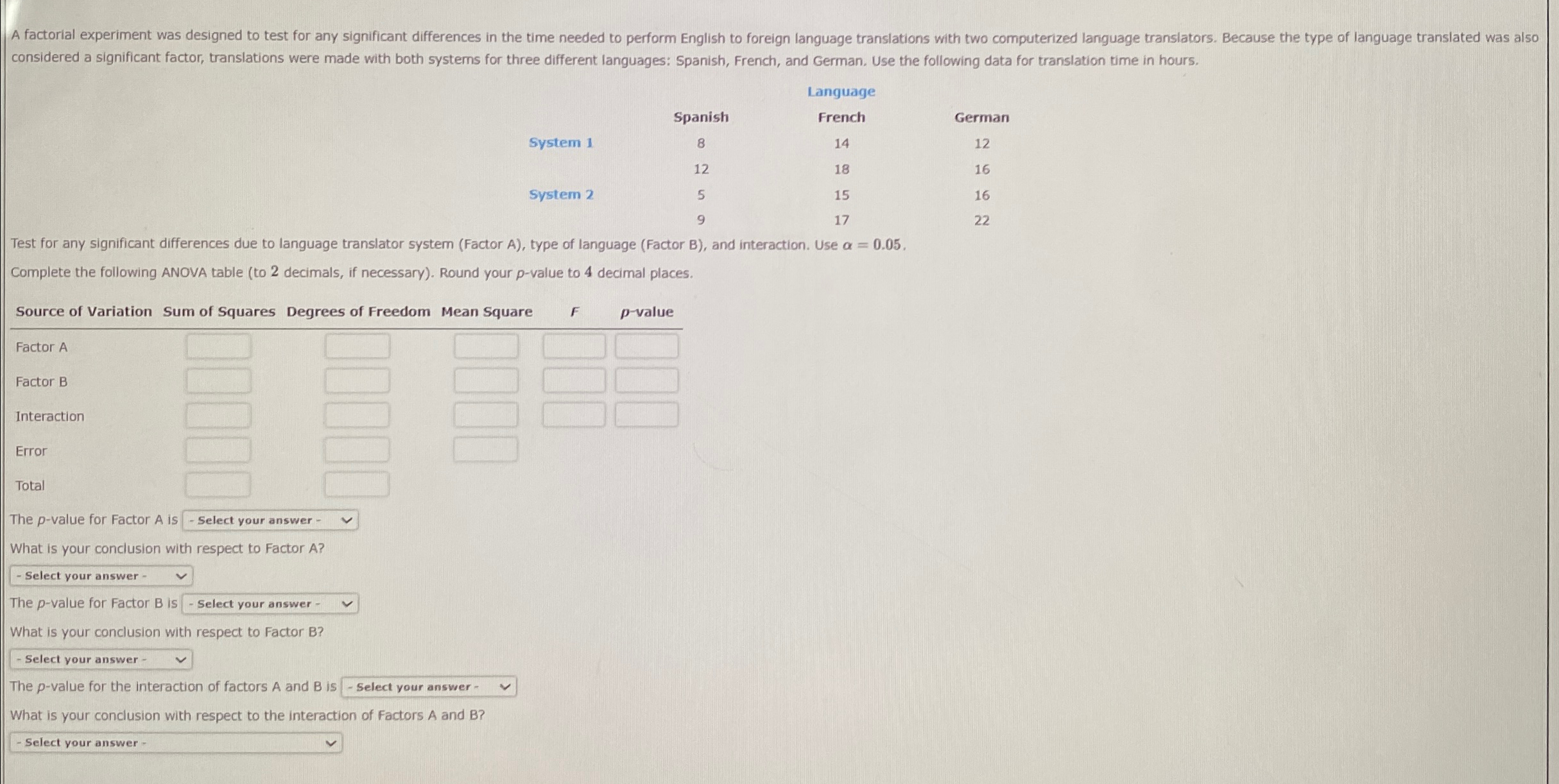 Solved considered a significant factor, translations were | Chegg.com