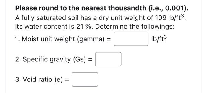 Solved Please round to the nearest thousandth | Chegg.com