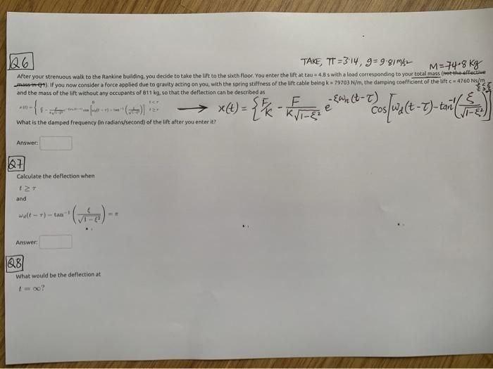 Solved 1126 TAKE, TT=314, 9-9-21mm M=74 8kg After your | Chegg.com