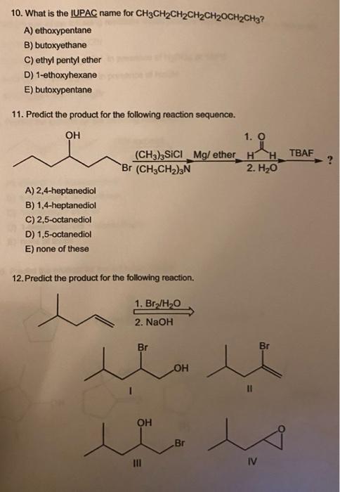 Solved 10. What is the IUPAC name for CH3CH2CH2CH2CH2CH2CH3? | Chegg.com
