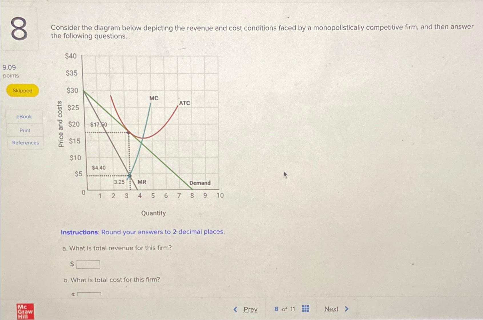 Solved Consider the diagram below depicting the revenue and | Chegg.com