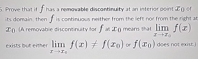 Solved use a delta epsilon proof to Prove that if f ﻿has a | Chegg.com