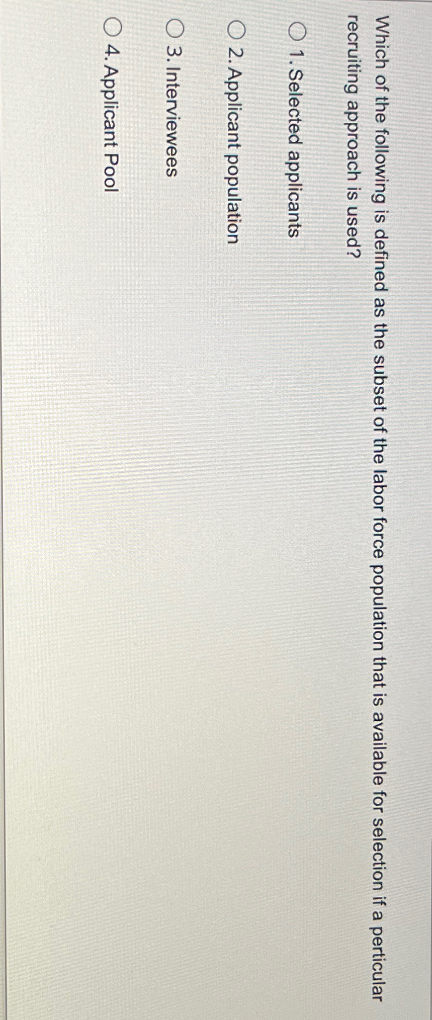 Solved Which of the following is defined as the subset of | Chegg.com