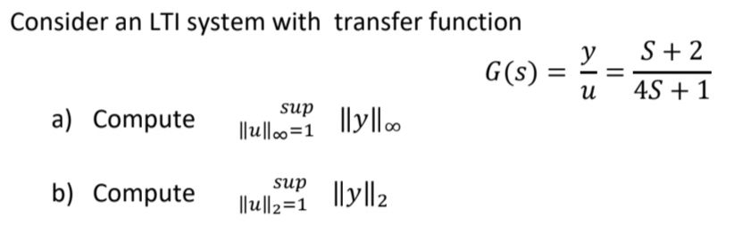 Solved Consider an LTI system with transfer | Chegg.com
