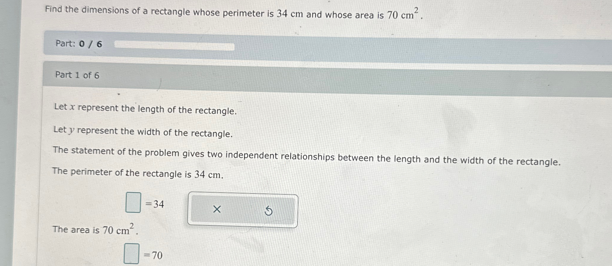 Solved Find the dimensions of a rectangle whose perimeter is | Chegg.com