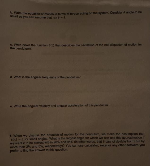 Solved Part I: Problem 1. A mass m hangs from a massless | Chegg.com