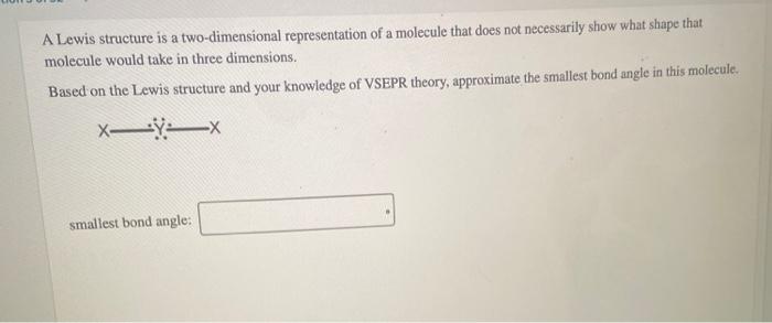 Solved A Lewis structure is a two-dimensional representation | Chegg.com