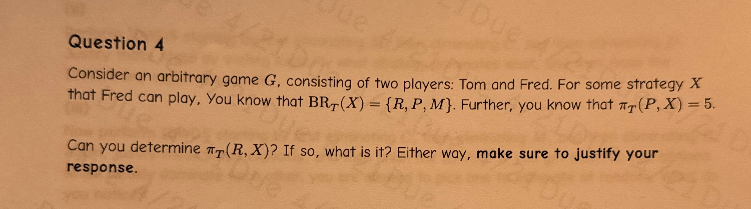 Solved Question 4Consider an arbitrary game G, ﻿consisting | Chegg.com