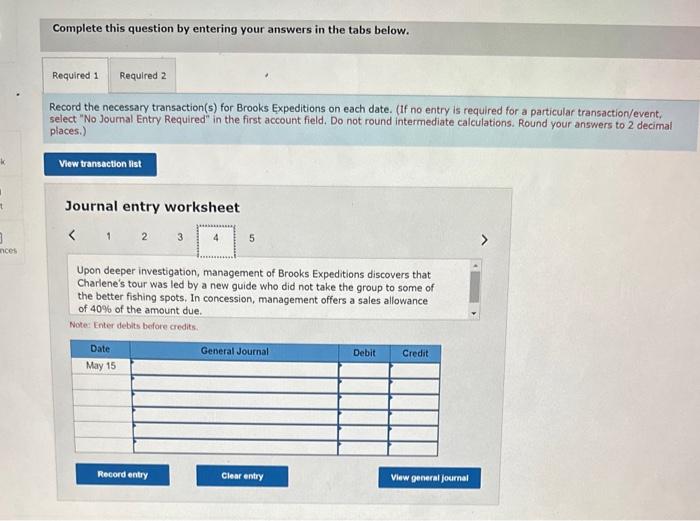 Solved Problem 5-2A (Algo) Record transactions related to | Chegg.com