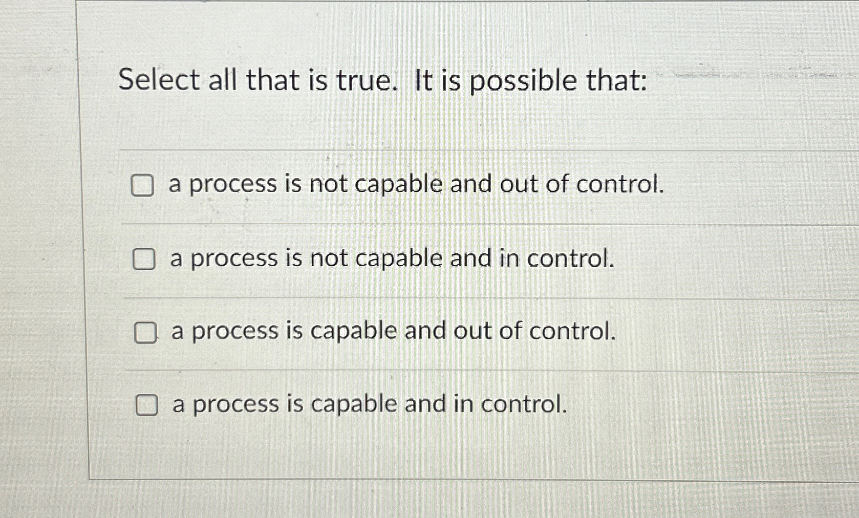 Solved Select all that is true. It is possible that:a | Chegg.com